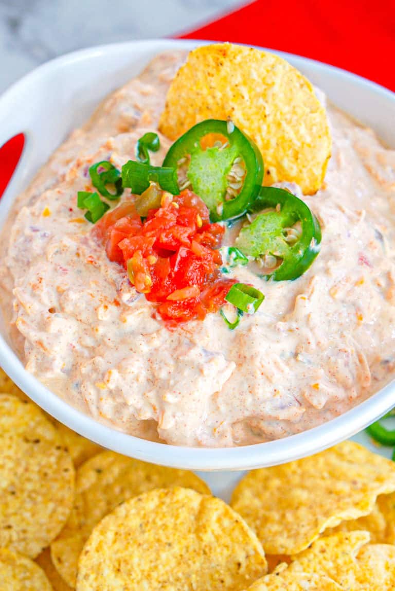 The Best 4 Ingredient Taco Dip - Just Dip Recipes
